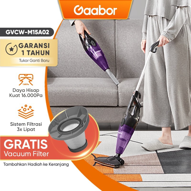Jual ORIGINAL Gaabor Vacuum Cleaner Multifunction 2-in-1 Mini MURAH ...