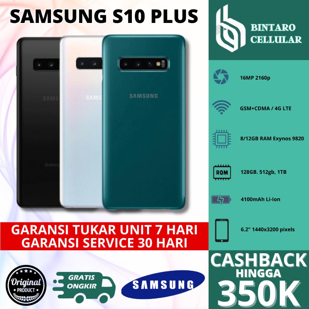 Jual SEIN | SAMSUNG GALAXY S10 Plus | NOTE 10 Plus | NOTE 9 8GB 128GB 512GB SECOND RESMI ...