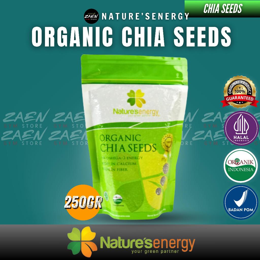 Jual Natures Energy Organic Chia Seeds Black 250 gr | Shopee Indonesia