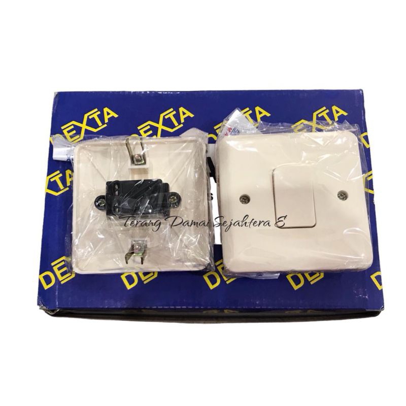 Jual DEXTA Saklar Tanam IB Engkel Seri Stop Kontak Arde IB Tanam SNI ...