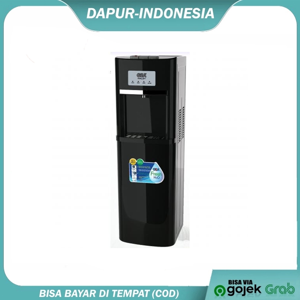 Jual DISPENSER GEA GALON BAWAH GEA HALEY Panas Dingin Biasa - Kompresor ...