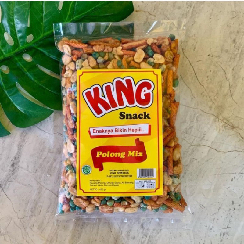 Jual King Snack Kacang Polong Mix 450gr | Shopee Indonesia