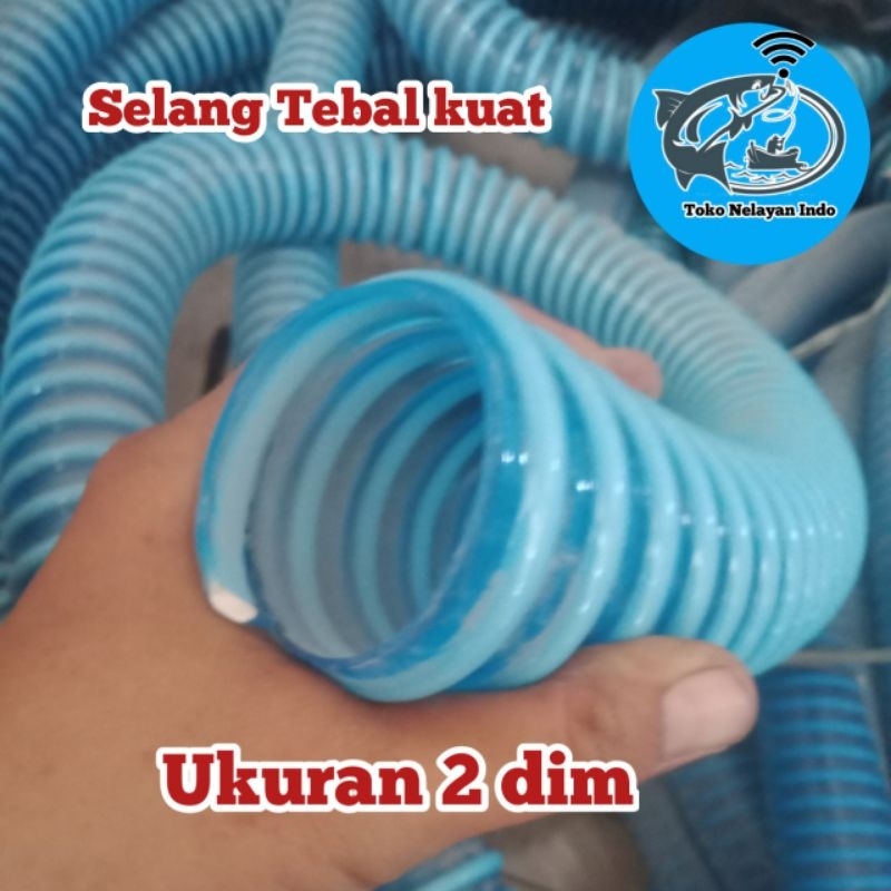 Jual Selang Spiral Biru Ukuran 2 dim Buat irigasi sawa | Shopee Indonesia