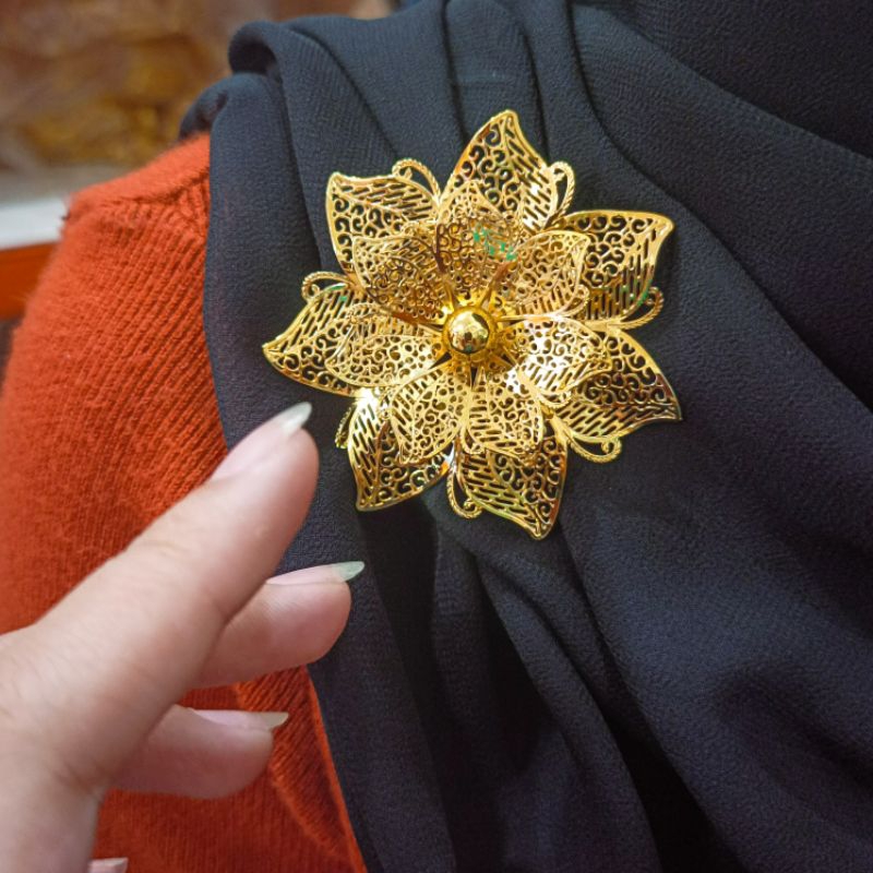 Jual Bross Dubai Bunga Kendari Model Kekinian Model Yang Modis Dan ...