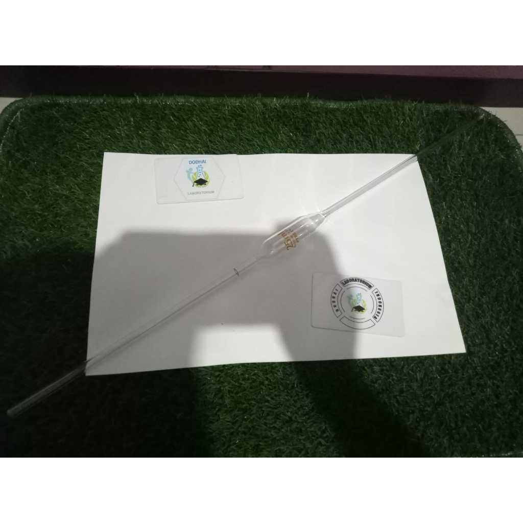 Jual Pipet volumetric, pipet gondok, pipet volume merk pyrex 25ml ...