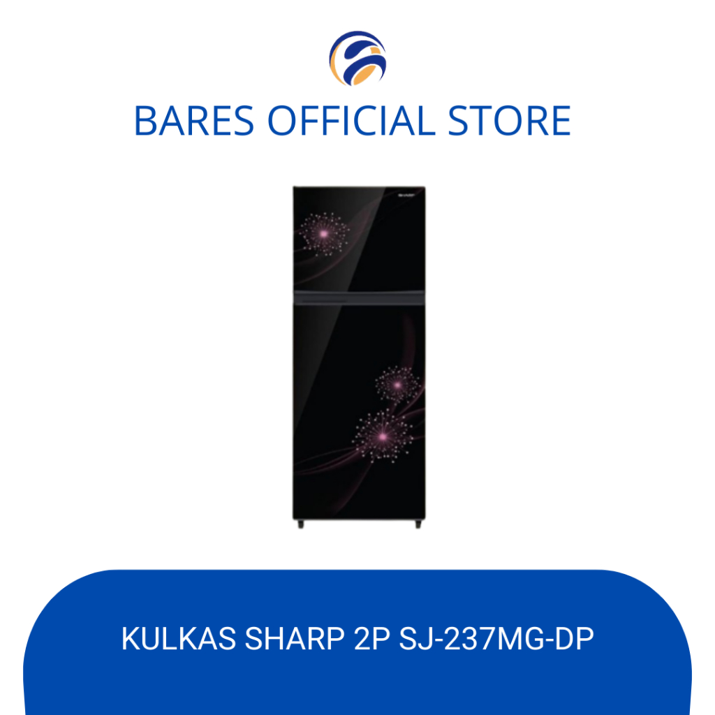 Jual Kulkas Sharp SJ-237MG-DP DB | Lemari es 2 pintu SJ237MG | Shopee Indonesia