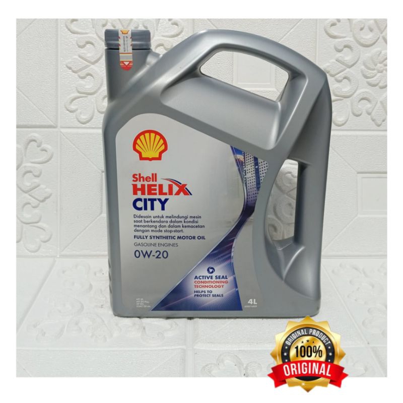 Jual Shell Helix City 0W20 (4L) | Shopee Indonesia