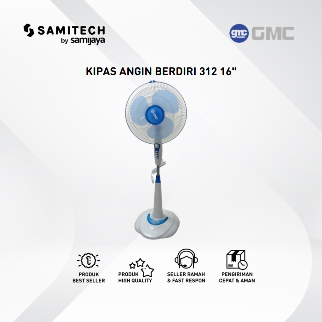 Jual KIPAS ANGIN BERDIRI 16" STANDING FAN GMC-312 GMC 312 16INCH ...