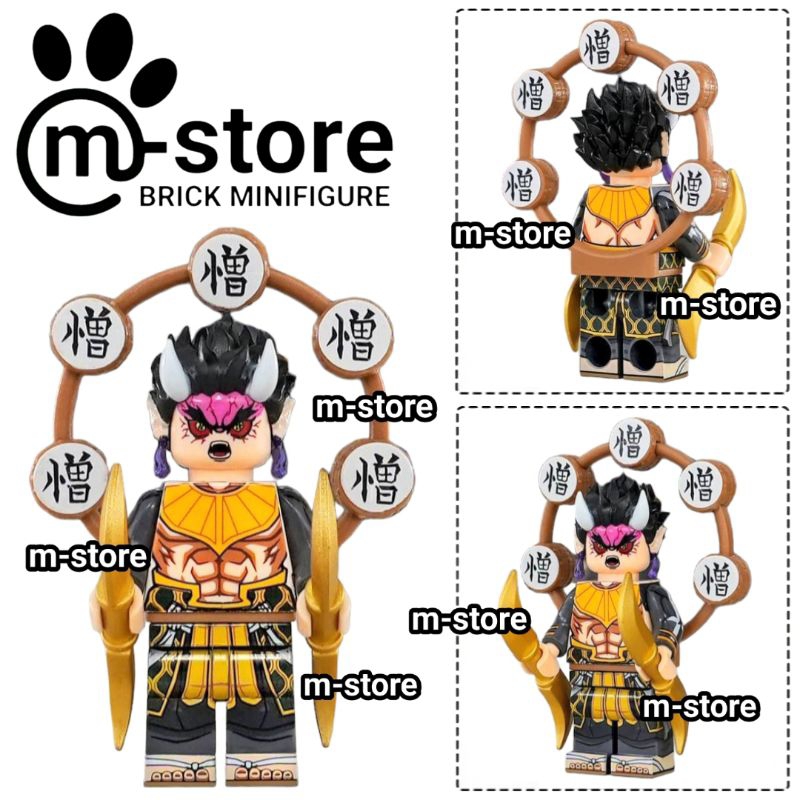 Jual brick demon slayer kimetsu no yaiba hantengu mini toy figure ...