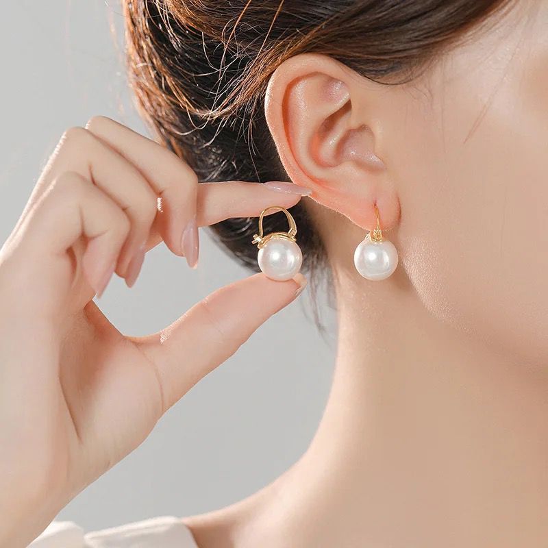 Jual Anting Mutiara Anting Simple Elegant Aksesoris Wanita AT545 ...
