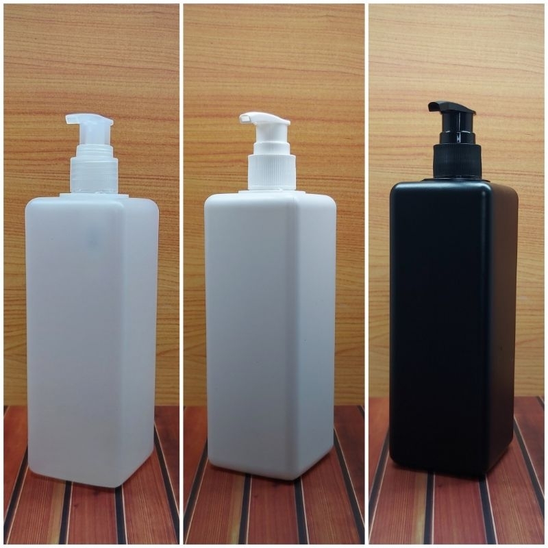 Jual BOTOL PUMP 500ML HDPE/BOTOL AESTETIC 500ML HDPE DOP NECK 24 | Shopee Indonesia