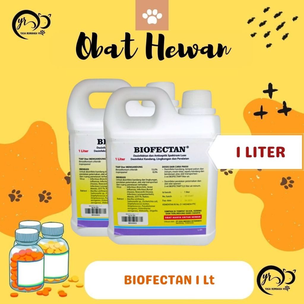 Jual BIOFECTAN 1lt - Desinfeksi Ternak dan Peralatan / Kandang | Shopee ...