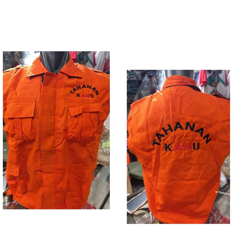 Jual Rompi kpk #rompi garuda#rompi tahanan#rompi halloween | Shopee ...