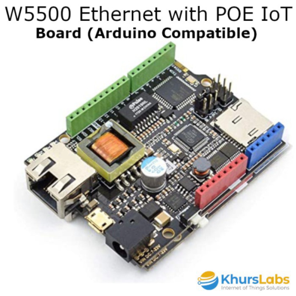 Jual DFRobot W5500 Ethernet with POE IoT Board Arduino Compatible Berkualitas | Shopee Indonesia