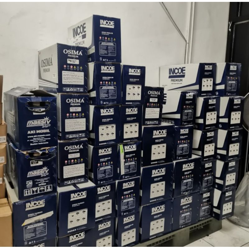 Jual Accu Basah Incoe N100 12V 100Ah Battery Kapal Genset + Air Zuur ...