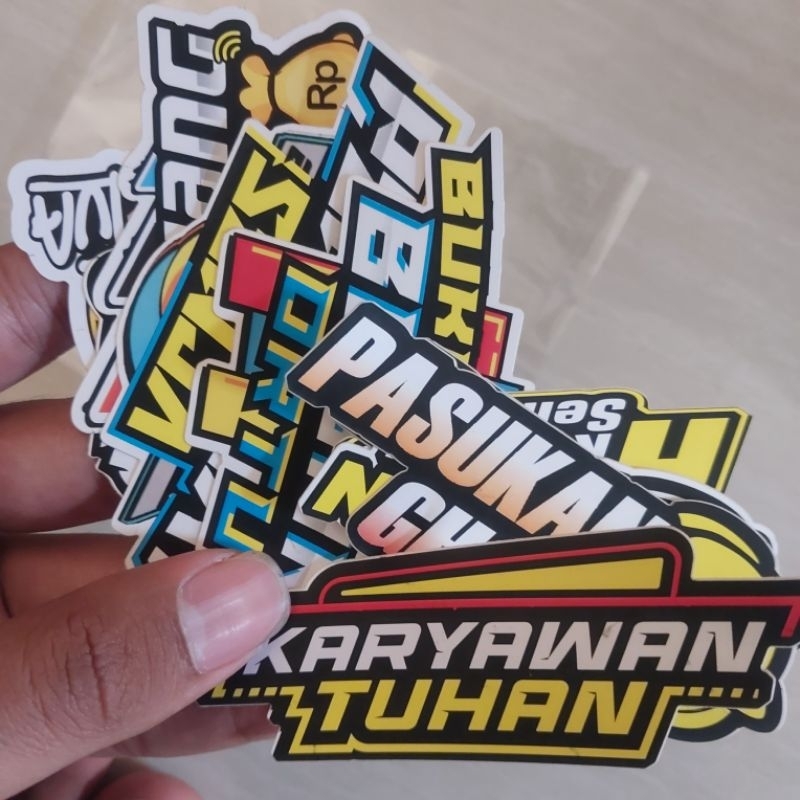 Jual Sticker Kata Kata Hitz Lucu Racing Viral Hypebeast (Vynil Glossy) | Shopee Indonesia