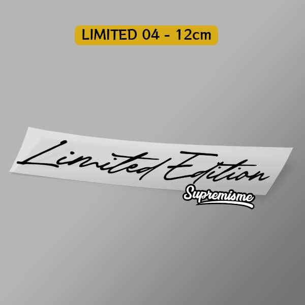 Jual Stiker Limited Edition / Sticker Limited Edition Terbaru / Stiker ...