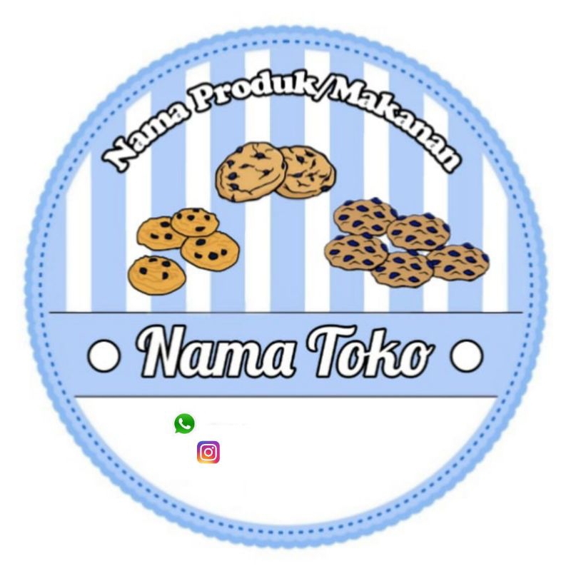 Jual STIKER PRODUK KEMASAN CEMILAN/ SNACK / COOKIES / CAKES | Shopee ...