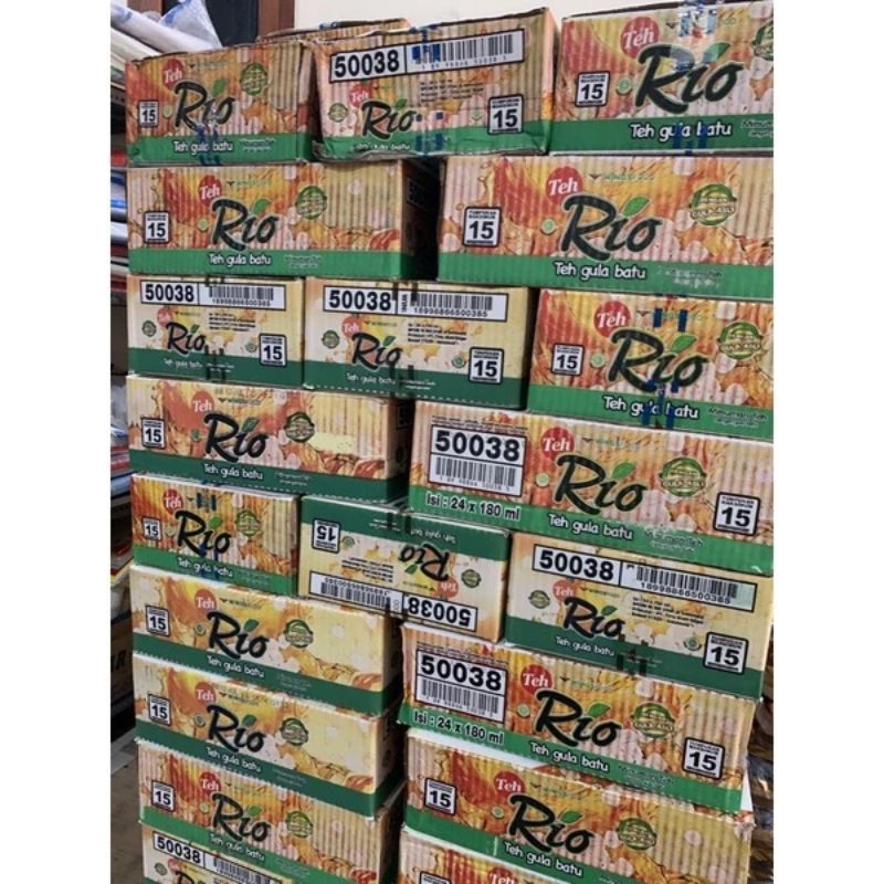 Jual Teh Gelas Dan Teh Rio 1 dus | Shopee Indonesia