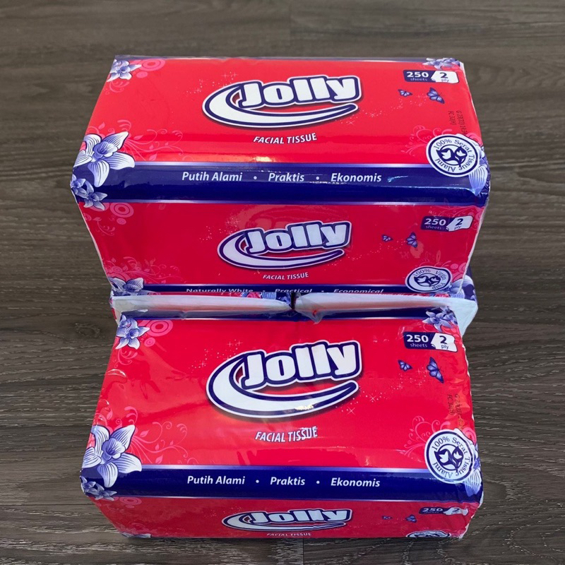 Jual Tissue jolly 250 sheet HARGA 1 PCS | Shopee Indonesia