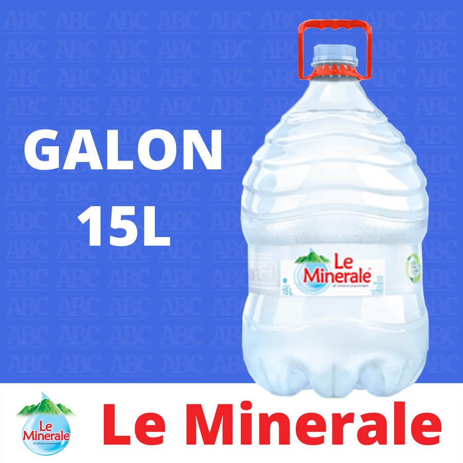 Jual Le Minerale | Galon 15 Liter | Galon Besar | Galon Sekali Pakai ...