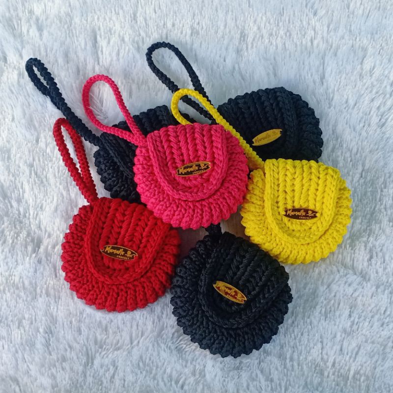 Jual Dompet koin rajut | Shopee Indonesia