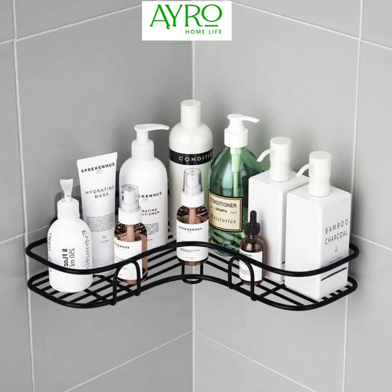 Jual AYROHOMELIFE Rak Dapur Rak Sudut Kamar Mandi Stainless/ Rak L ...