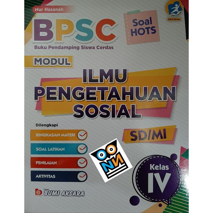 Jual BPSC Soal Hots Modul IPS SD Kelas 4 (Kurikulum 2013) (BUKU BARU ...