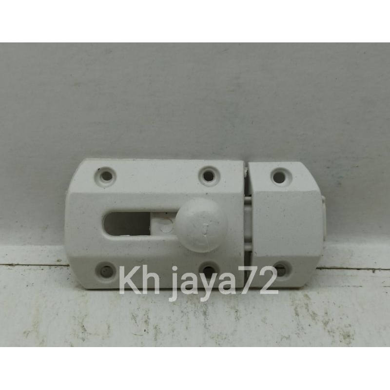 Jual Grendel Pintu 2" PVC / Grendel pintu Plastik PVC Kamar Mandi ...