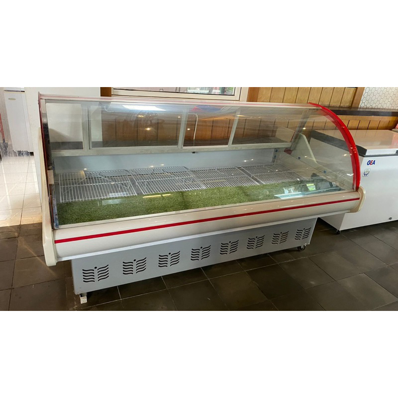 Jual chiller showcase daging snow village second | Shopee Indonesia