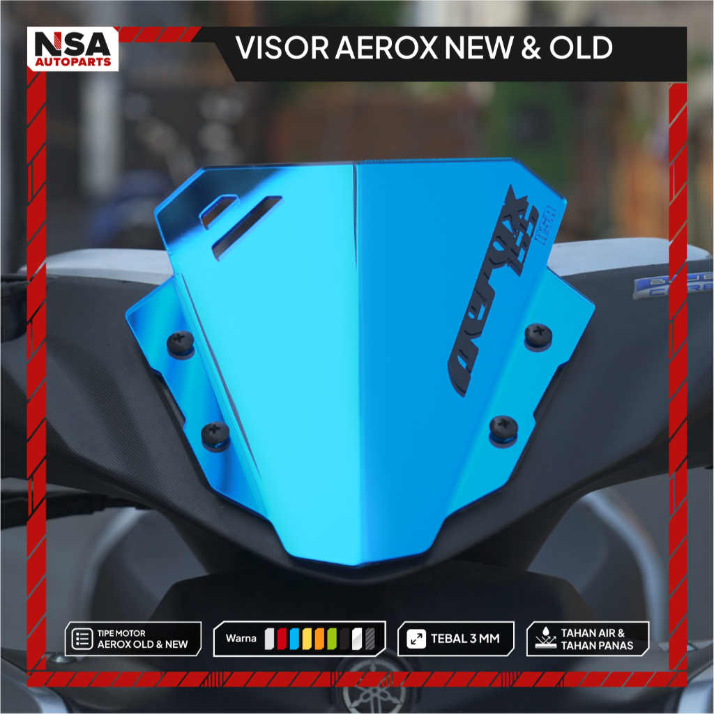 Jual VISOR AEROX KACA DEPAN AEROX WINDSHIELD ALL AEROX NEW AEROX ...