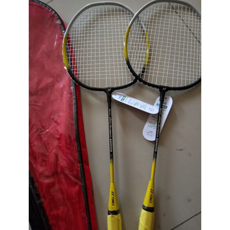 Jual Raket badminton sepasang / 2 raket + kafer( tas 2 r ) | Shopee ...