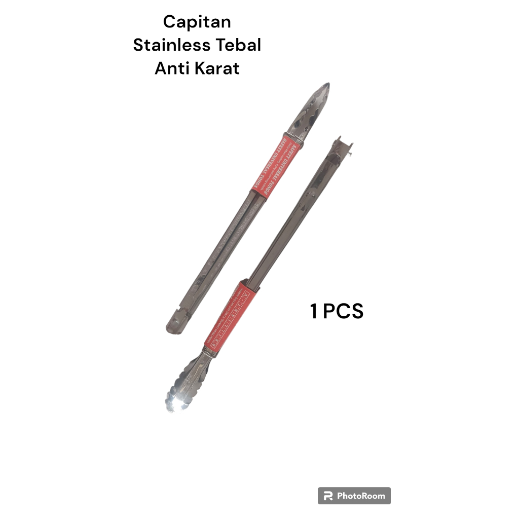 Jual Capitan Stainless Steel Panjang Jepitan Tirisan Gorengan Penjepit ...