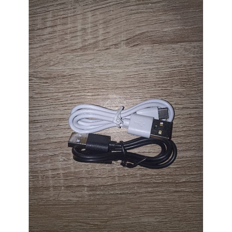 Jual Kabel Data Mikro/Type C Polos Termurah Warna Hitam Putih | Shopee ...
