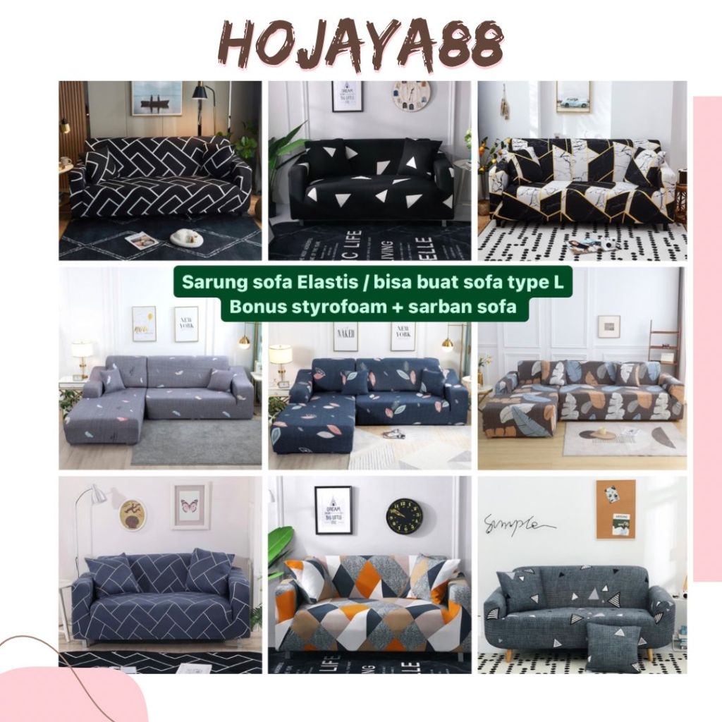 Jual cover sofa tangan / sarung sofa tangan 1 2 3 4 seater / penutup sofa elastis | Shopee Indonesia