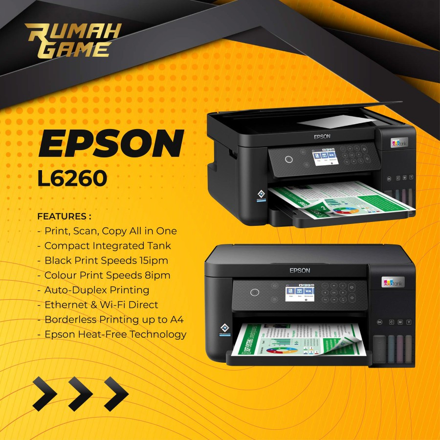 Jual Printer Epson L6290 L 6290 L-6290 Duplex All in One F4 A4 ADF WIFI ...