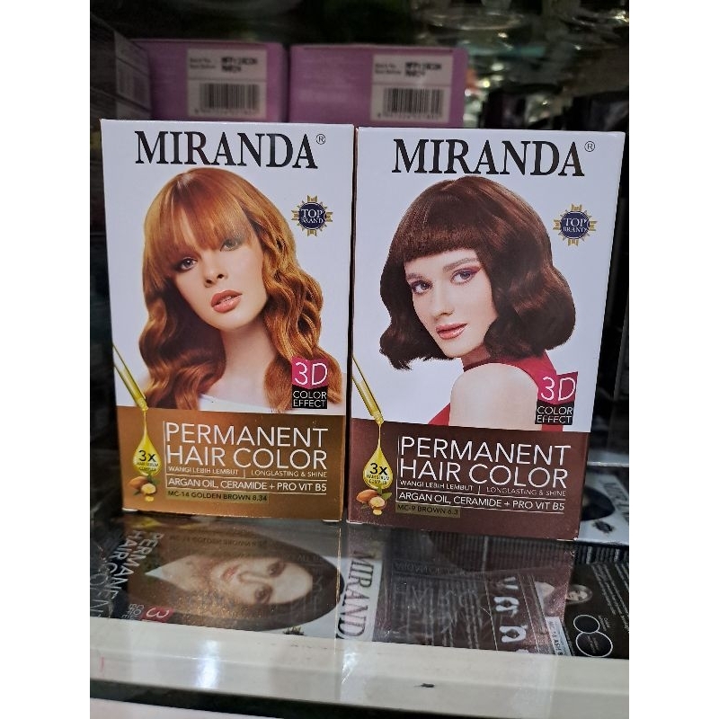 Jual Miranda Hair Color Mc14 Golden Brown & Mc9 Brown (Paket 2pcs ...