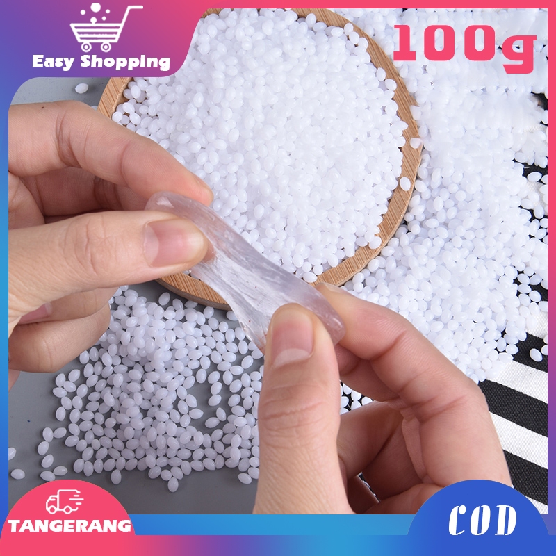 Jual 100g Polymorph Thermoplastic Beads DIY Pelet Plastik Polyshape ...