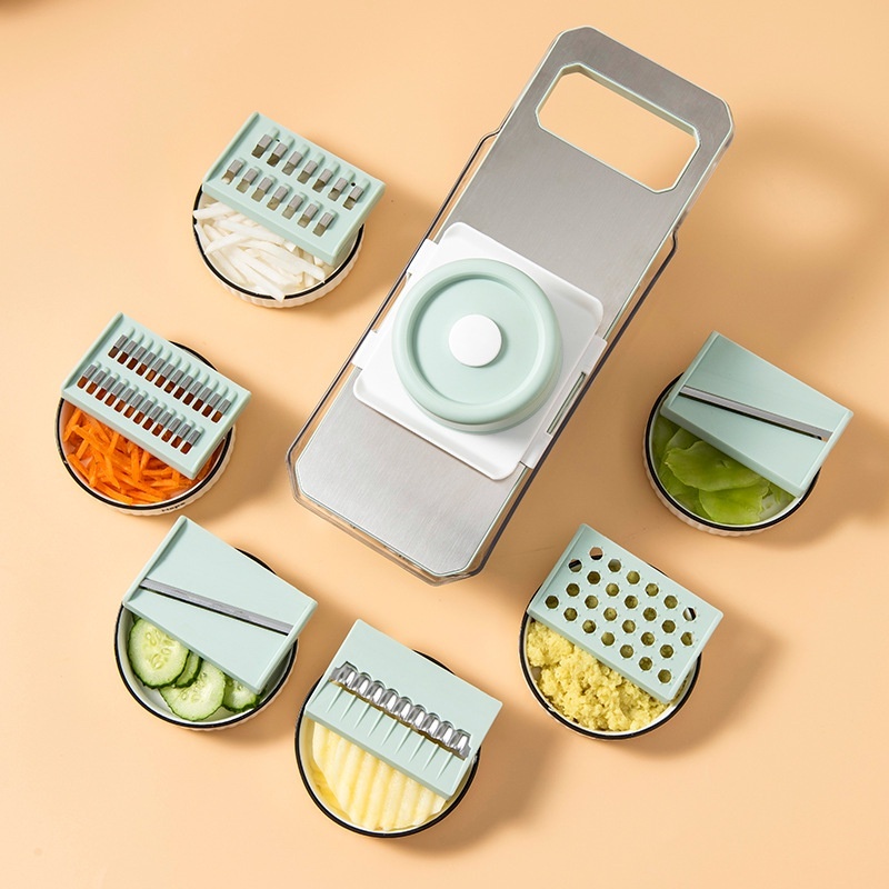 Jual Parutan Sayur 6in1 Vegetable Cutter Premium Stainless Steel ...