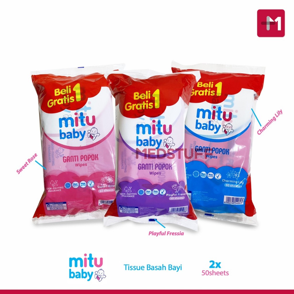 Jual Tissue Basah Mitu Baby Wipes Tissu Basah Bayi Tisu Basah | Shopee ...