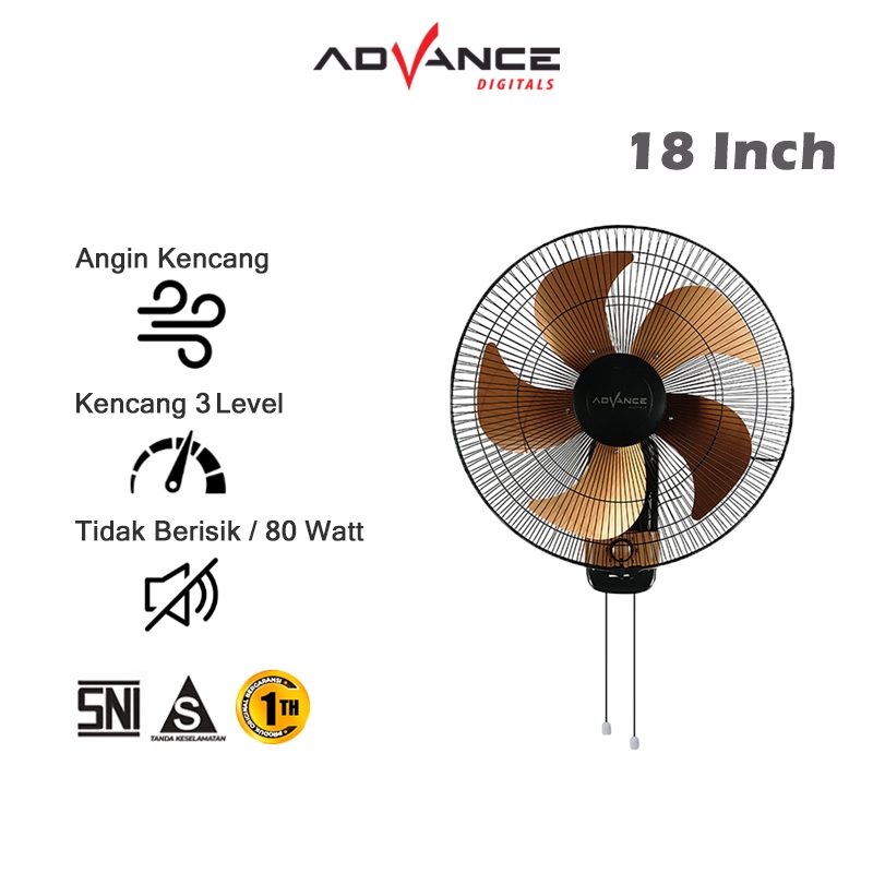 Jual ADVANCE Kipas Angin Dinding 18 Inch Kipas Besi Wall Fan Ukuran ... Jual ADVANCE Kipas Angin Dinding 18 Inch Kipas Besi Wall Fan Ukuran ...