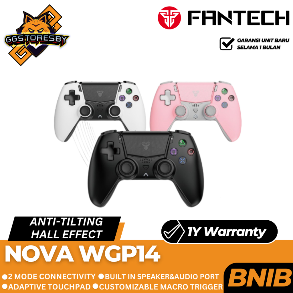 Jual FANTECH NOVA WGP14 WIRELESS HALF EFFECT Gamepad | Shopee Indonesia