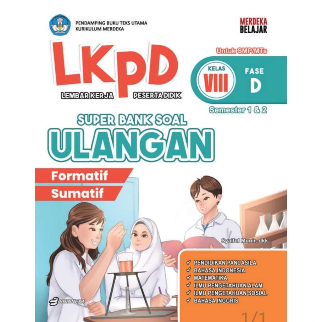 Jual BUKU BANK SOAL LKPD (LEMBAR KERJA PESERTA DIDIK) KURIKULUM MERDEKA ...