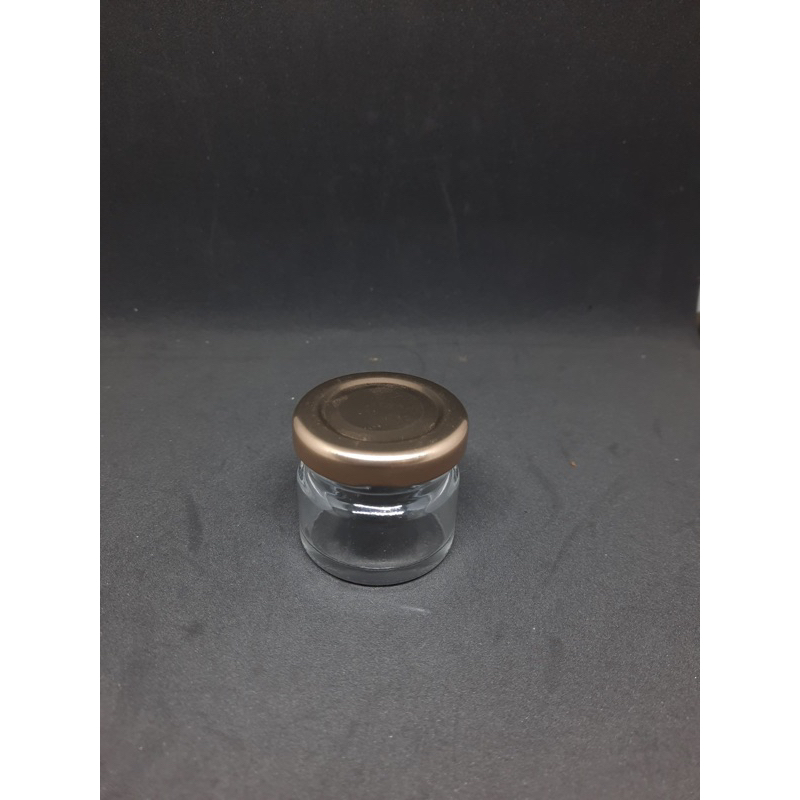Jual Jar Round - 25 ml / botol kaca mini 25ml botol silinder bumbu madu ...