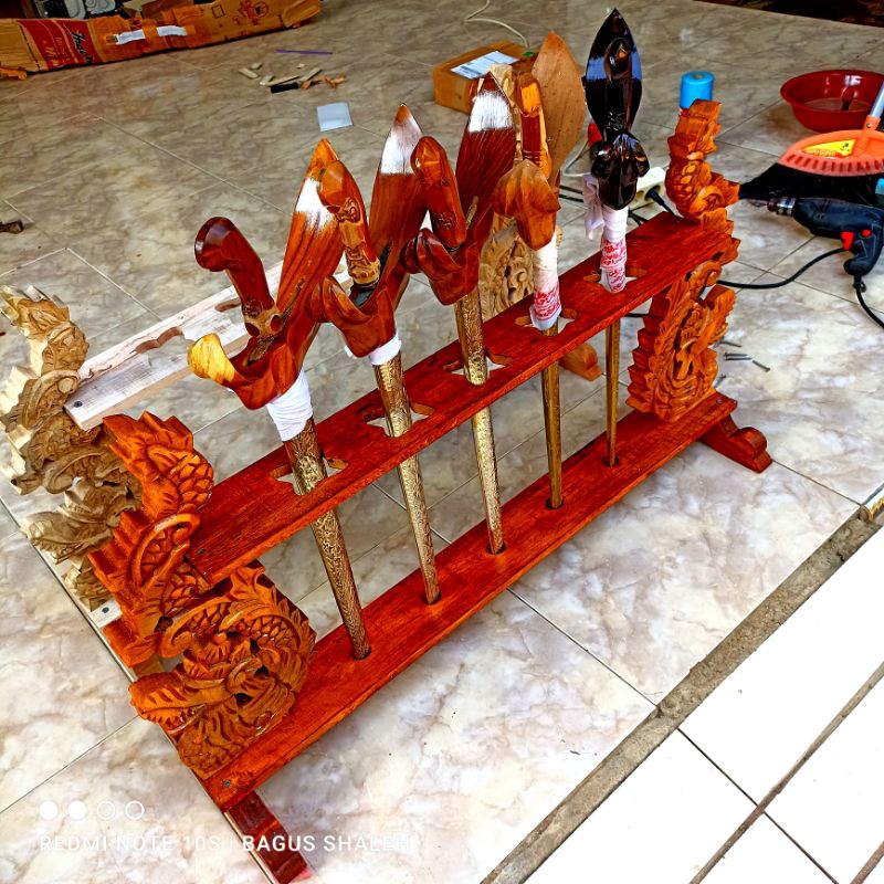 Jual KERIS NAGA KEMBAR KUNINGAN SARI WESI AJI | Shopee Indonesia