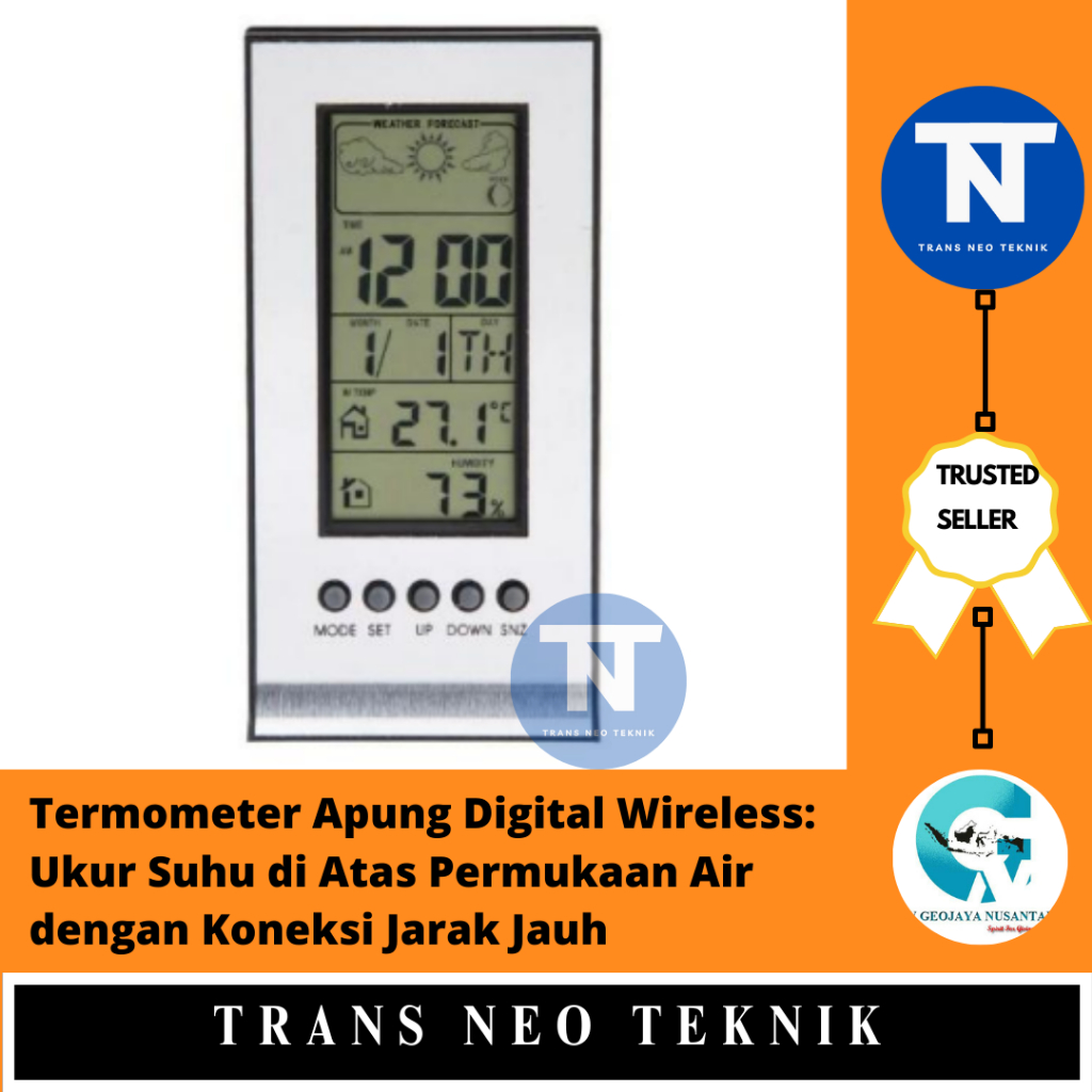 Jual Termometer Apung Digital Wireless: Ukur Suhu di Atas Permukaan Air ...