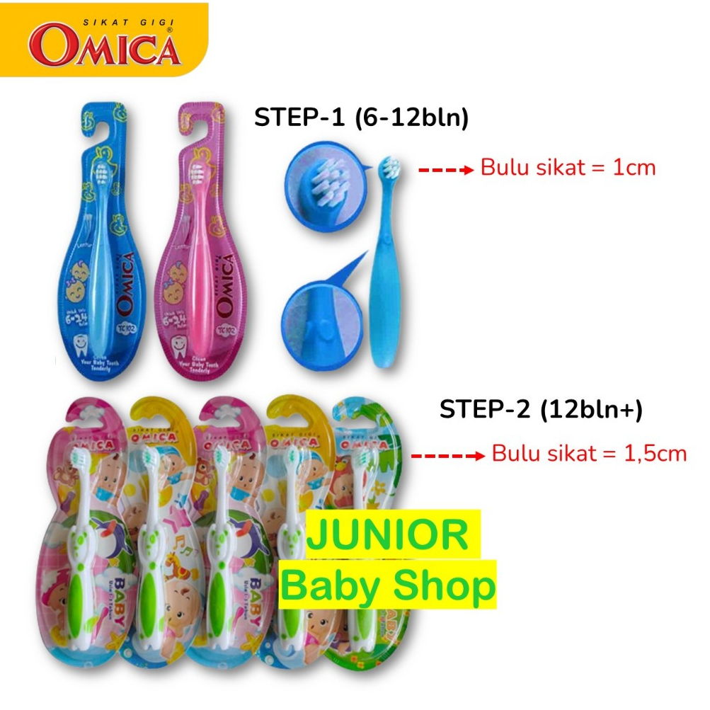 Jual Sikat Gigi Bayi OMICA TC102 NIMO dan BABY / OMICA Sikat GIGI Bayi ...