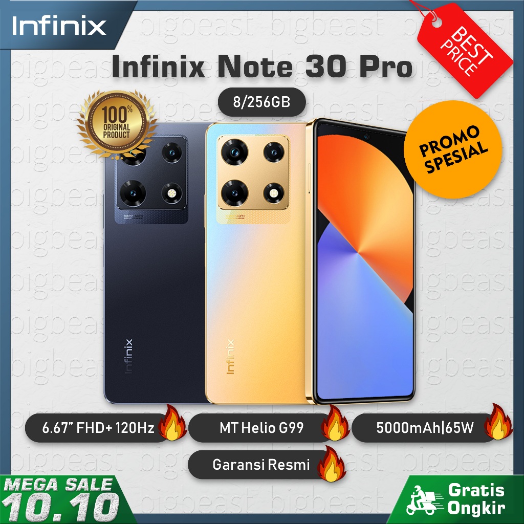 Jual Infinix Note 30 Pro 8/256 GB Garansi Resmi | Shopee Indonesia