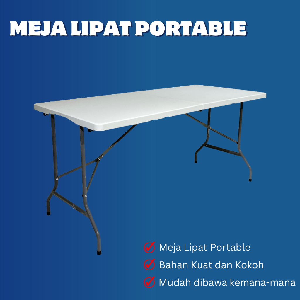 Jual Meja Lipat Jualan Portable/Meja Makan/Meja Komputer/Meja Lipat ...
