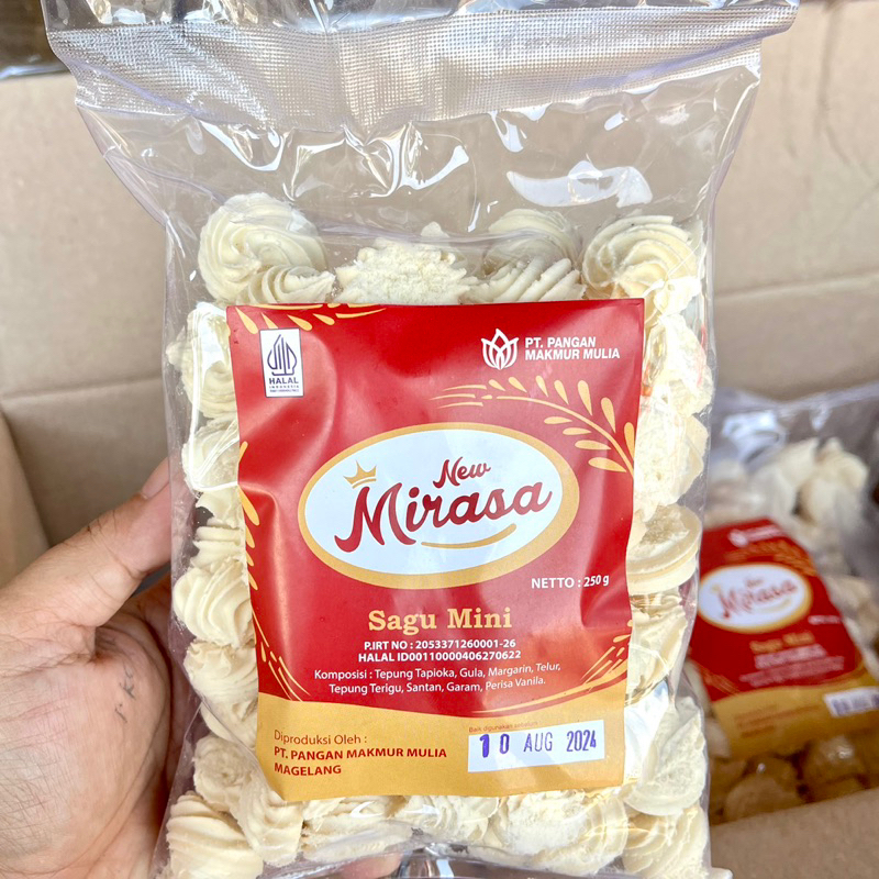 Jual SAGU SUSU MINI PACK 250gr merek MIRASA ASLI MAGELANG | Shopee Indonesia